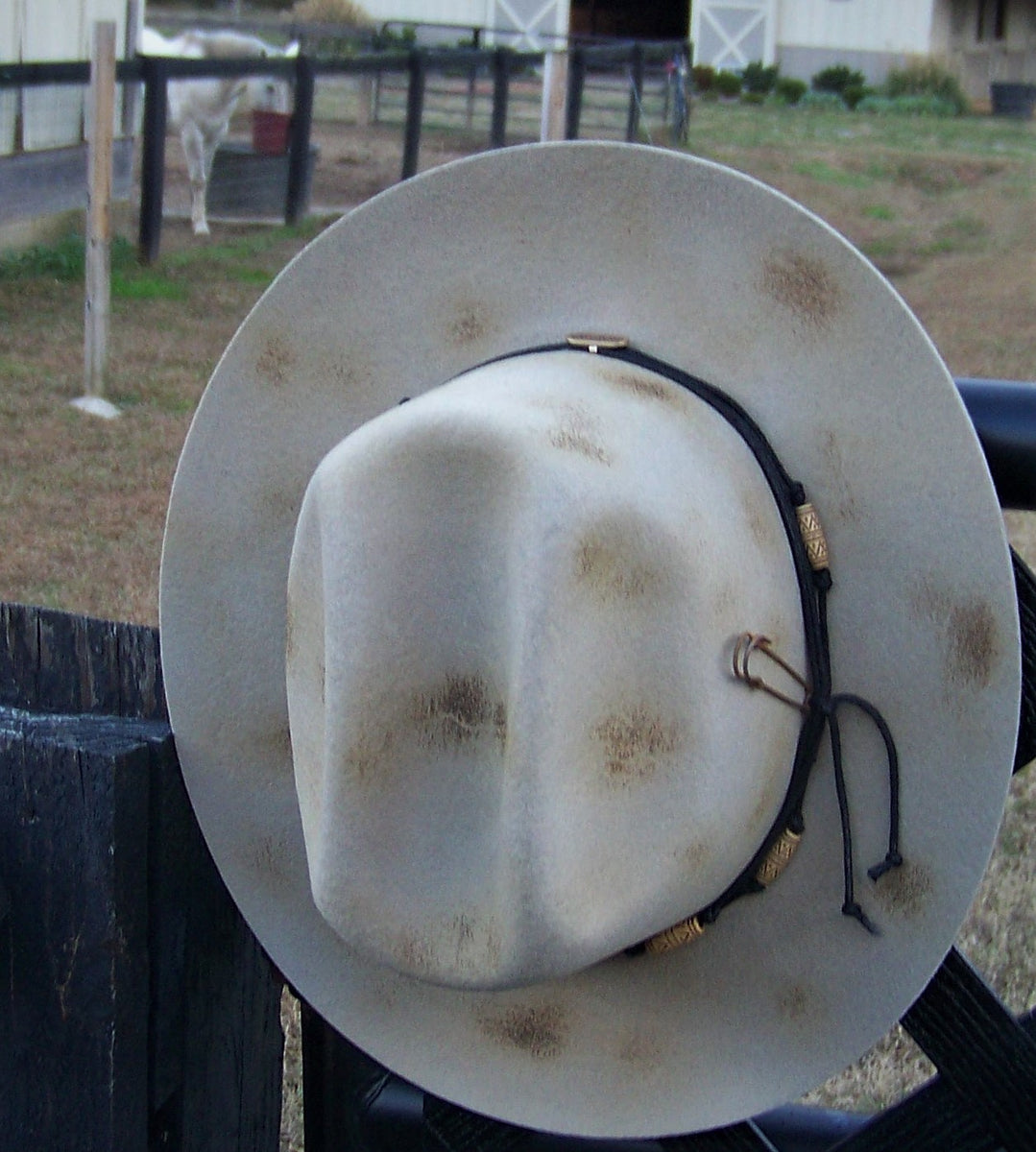 The Huck Distressed Cowboy Hat – Somewhat Vintage Hats